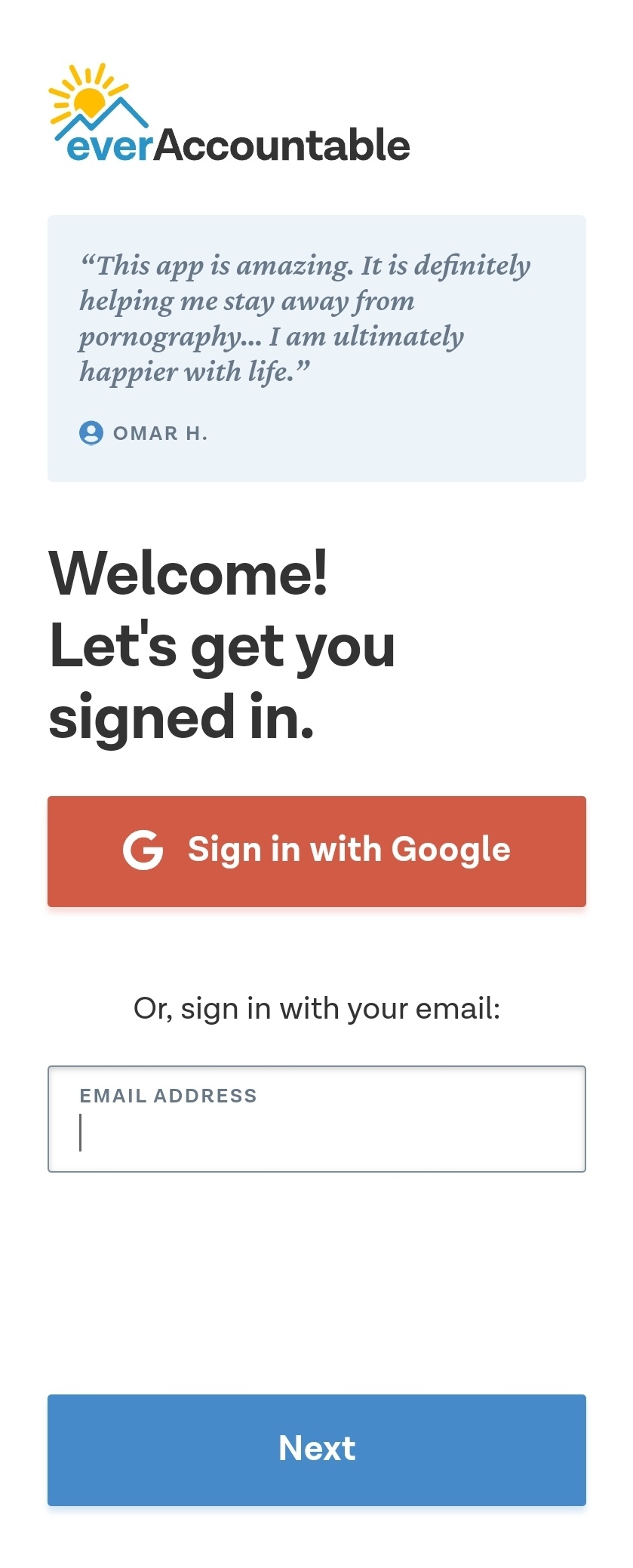Accountability on Android Made Simple for Busy People