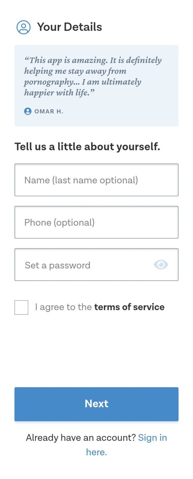 Accountability on Android Made Simple for Busy People