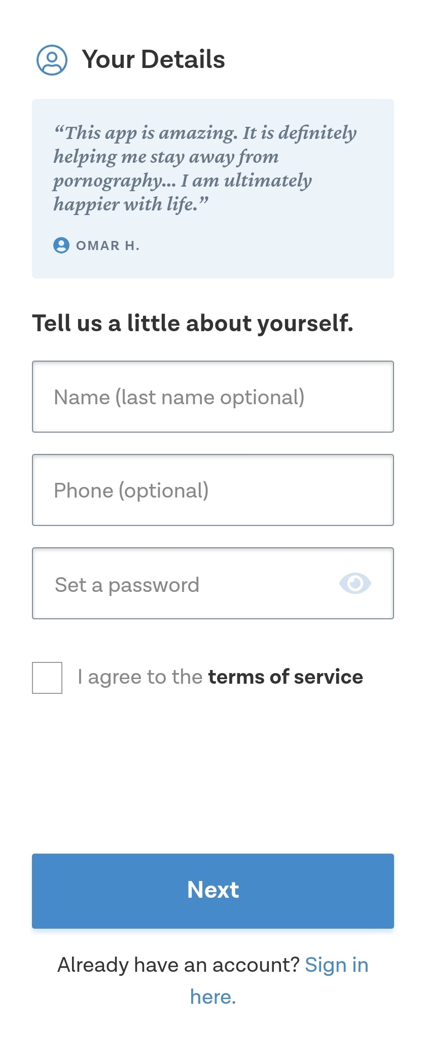Accountability on Android Made Simple for Busy People