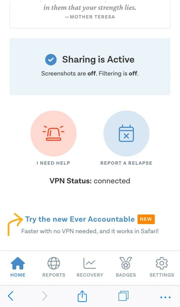 iOS User's Guide to Ever Accountable for Busy People - Ever Accountable